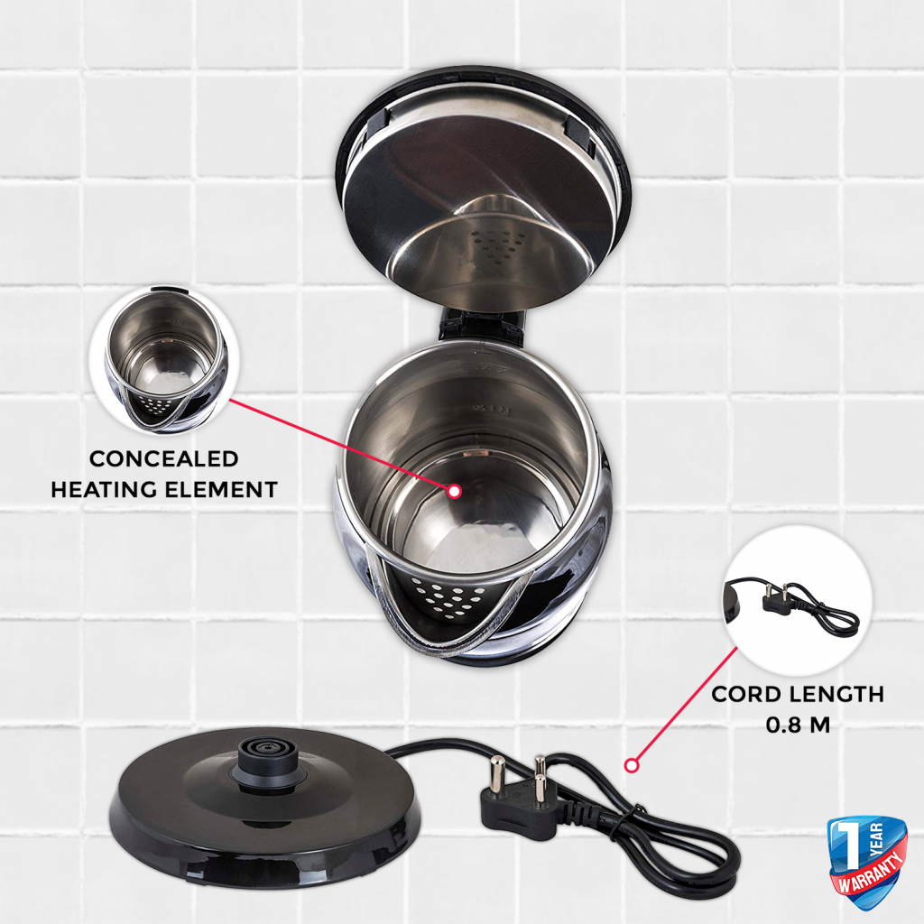 Buy Singer India's Electric Kettles -Aroma at Best Price