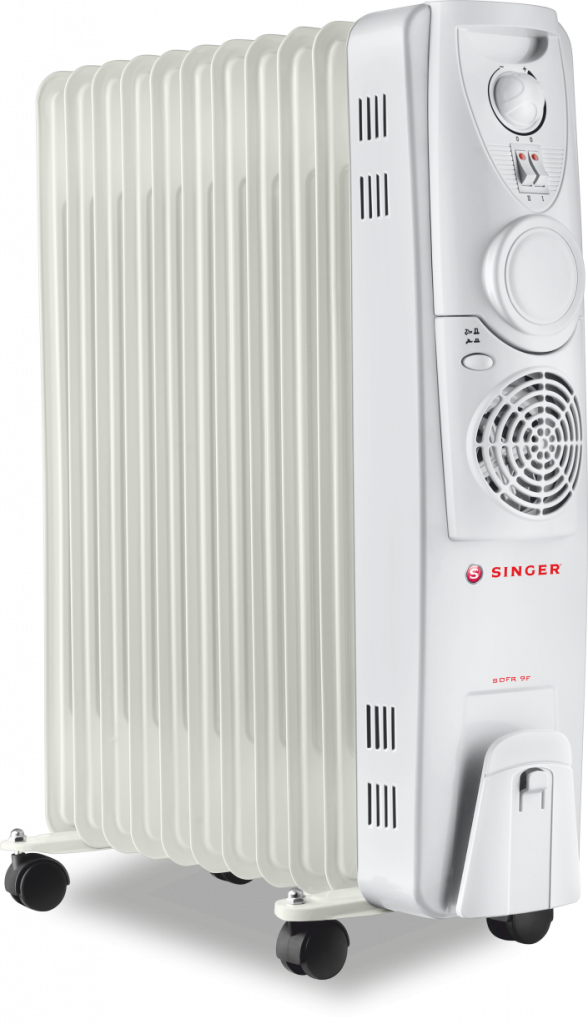 SINGER OFR 9F 2400 Watt White-Room Heater - Singer India