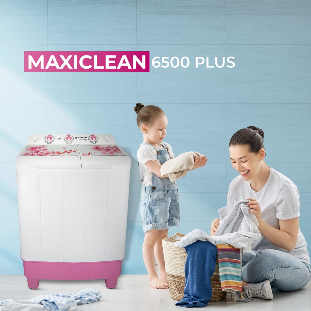 SINGER Maxiclean 6500 Plus Washing Machine -Semi Automatic - Singer India
