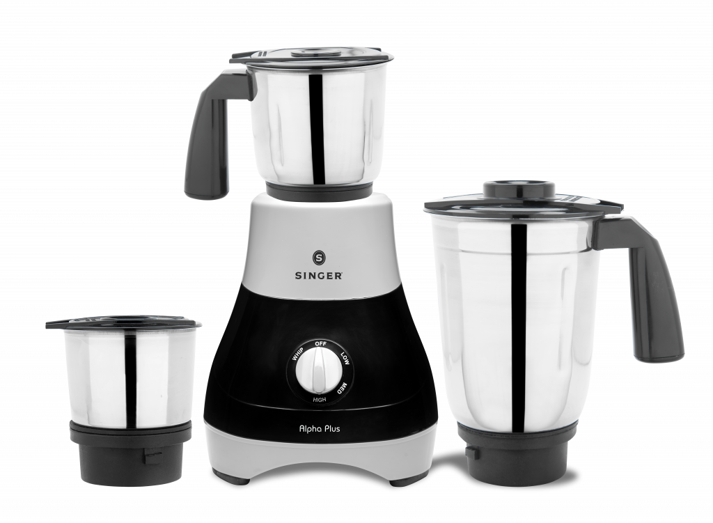 SINGER Mixer Grinder Alpha Plus - 500 Watt - Singer India