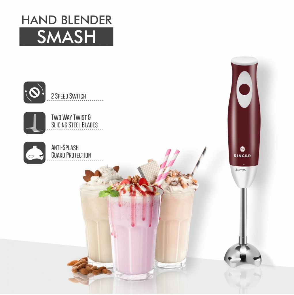 SINGER Smash Hand Blender – 300 Watts - Singer India