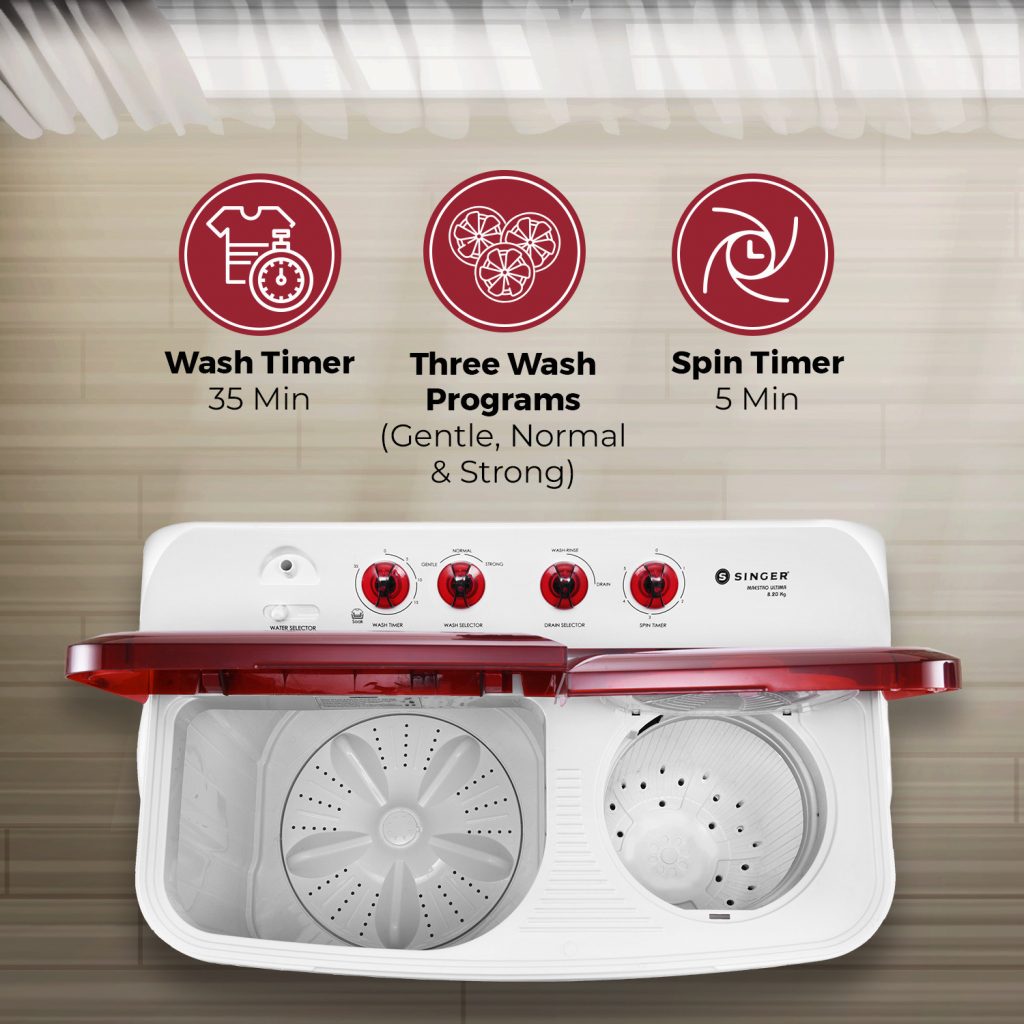SINGER Maestro Ultima - 8.20 KG Washing Machine - Singer India